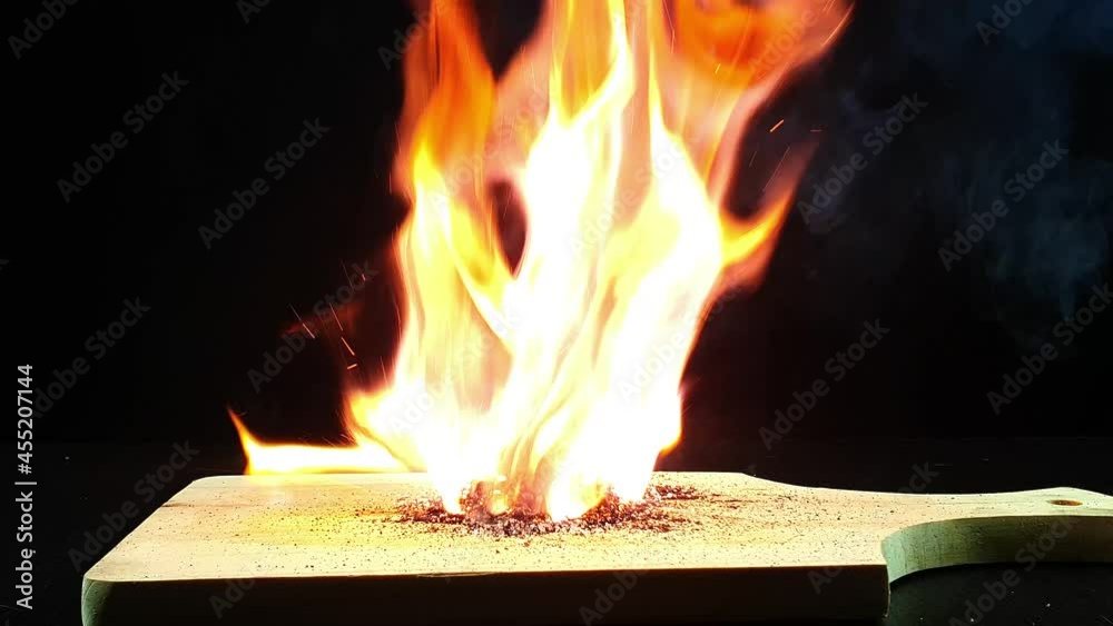 Experiment using Potassium permanganate KMnO4 and Sugar. Potassium ...