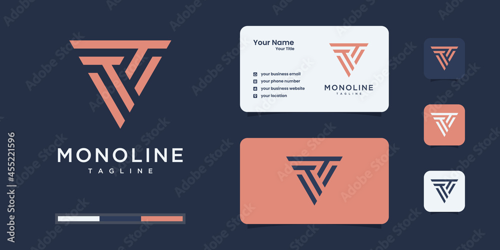 creative letter double T logo. design for business of luxury, elegant ...