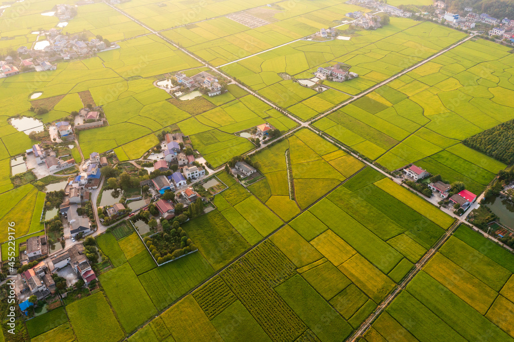 Beautiful rural scenery. Aerial photographs of Chinese rural landscapes ...