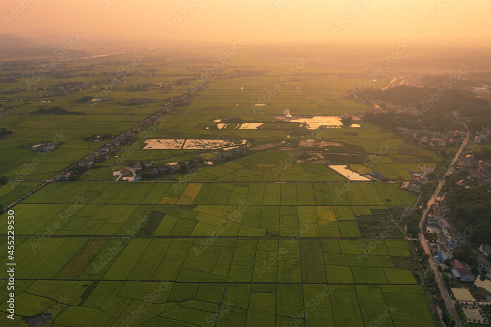 Beautiful rural scenery. Aerial photographs of Chinese rural landscapes ...
