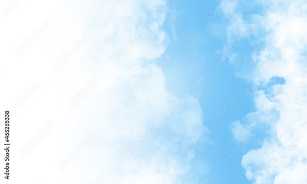 Sky with beautiful clouds. Cloud background. Blue cloud texture ...