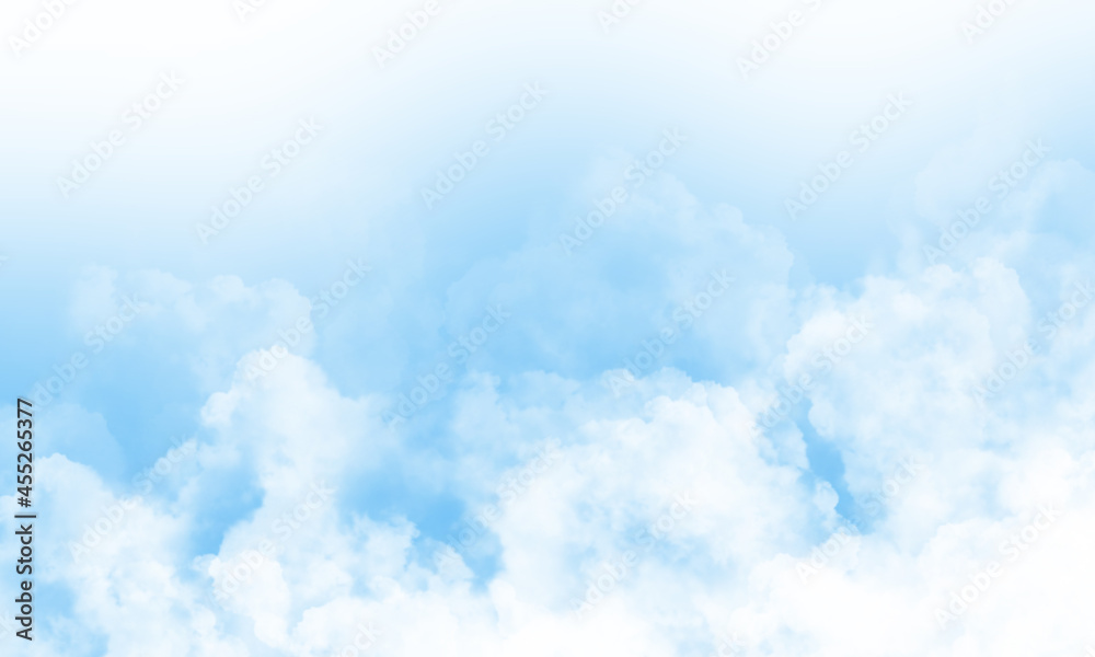 Sky with beautiful clouds. Cloud background. Blue cloud texture ...