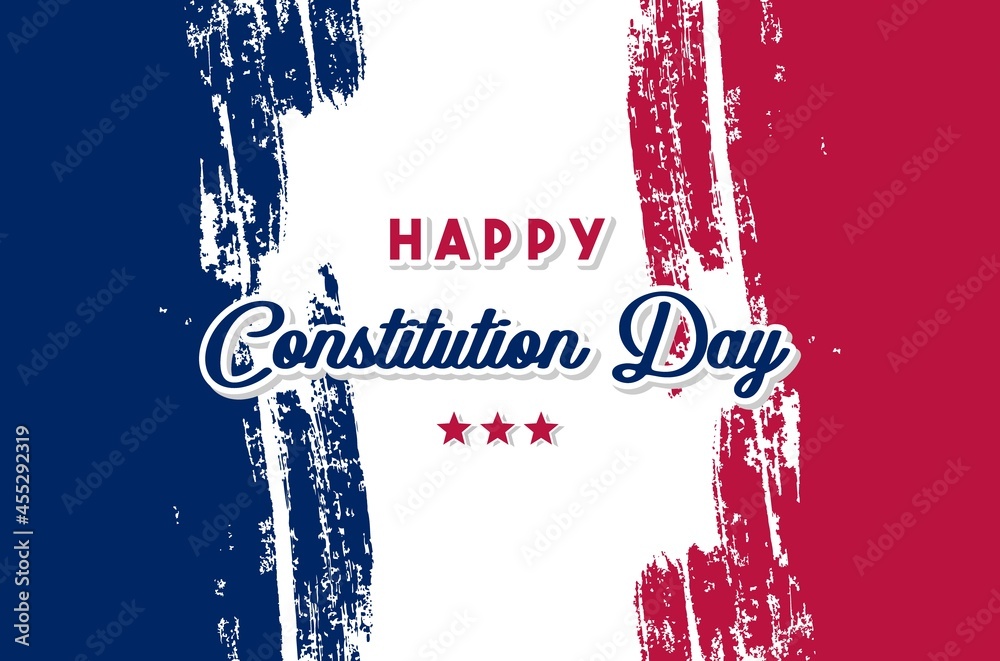 17 september - United States Constitution day. Typography concept ...