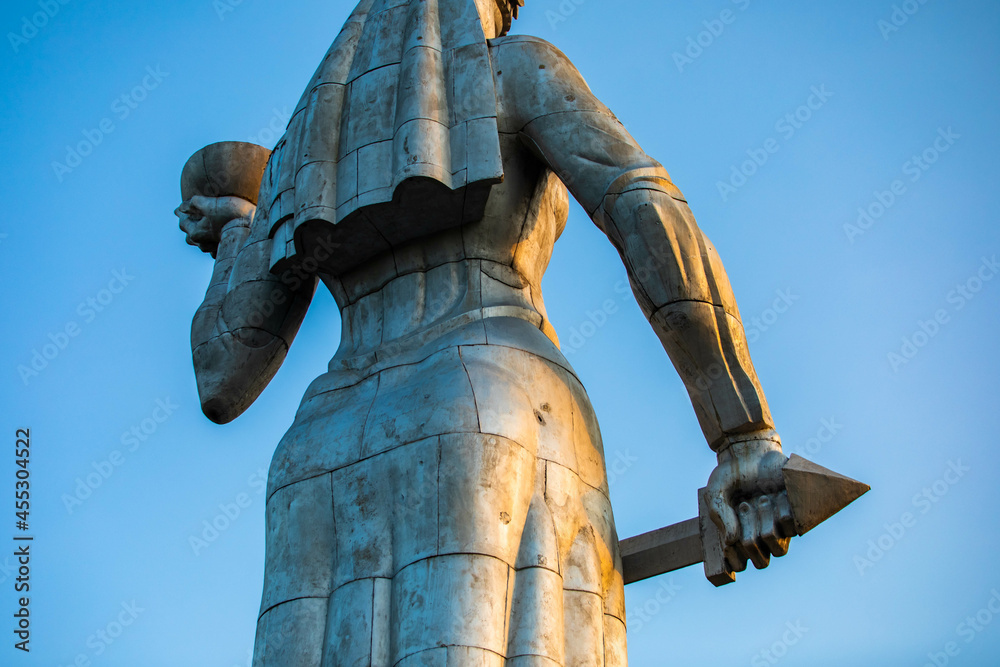 Mother of Georgia statue in Tbilisi tourist attraction and symbol of ...