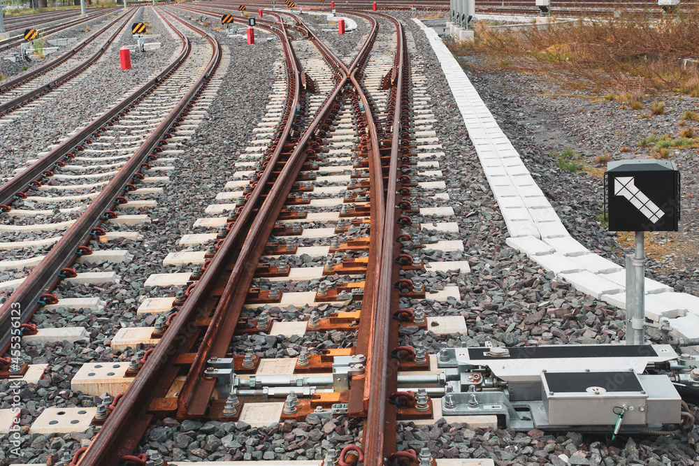 railroad switcher on large stations mechanical. for enabling railway ...