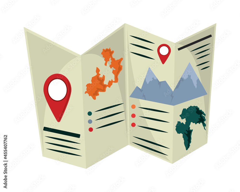 travel map geography Stock Vector | Adobe Stock
