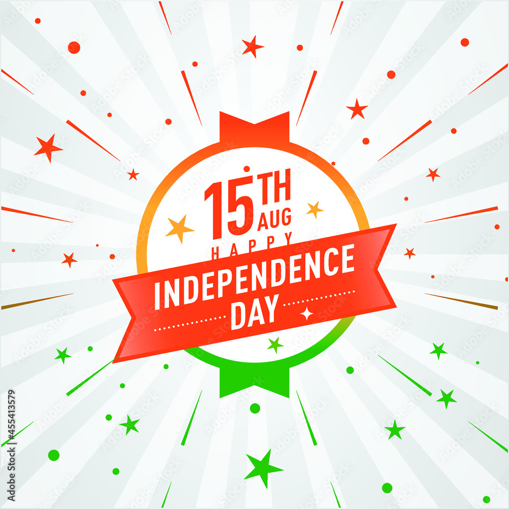 15th August Indian Independence Day concept logo, Stamp, Signs, Symbols ...