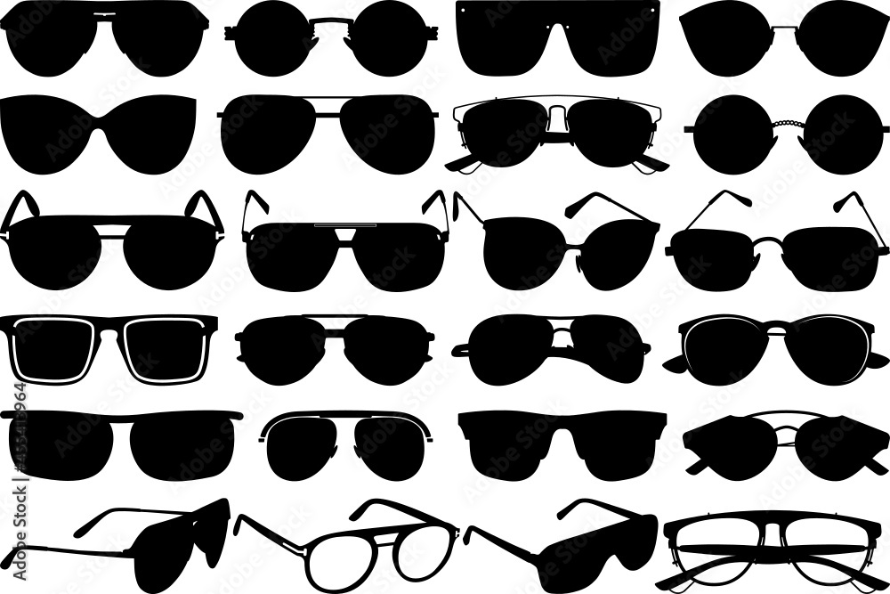 Sunglass SVG Cut Files | Sunglass Silhouette | Eyeglasses Svg ...