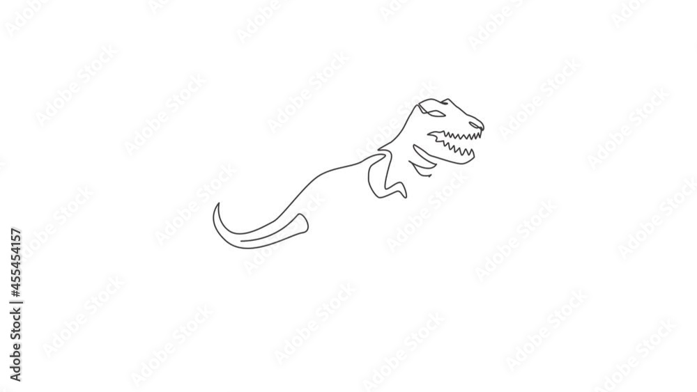 Video Stock Animated self drawing of one continuous line draw ...
