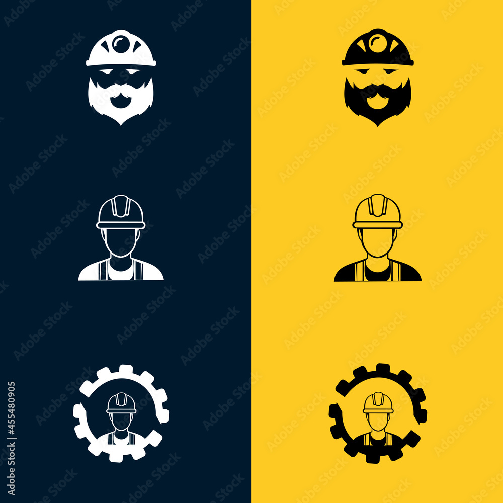 Vector set of Engineer Logo Desain Template. suitable for company logo ...