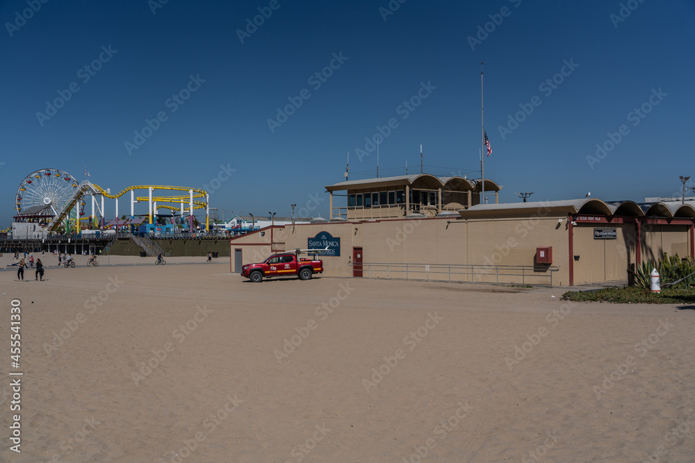 Los Angeles, USA, July 2021, Central Section Lifeguard Headquarters ...