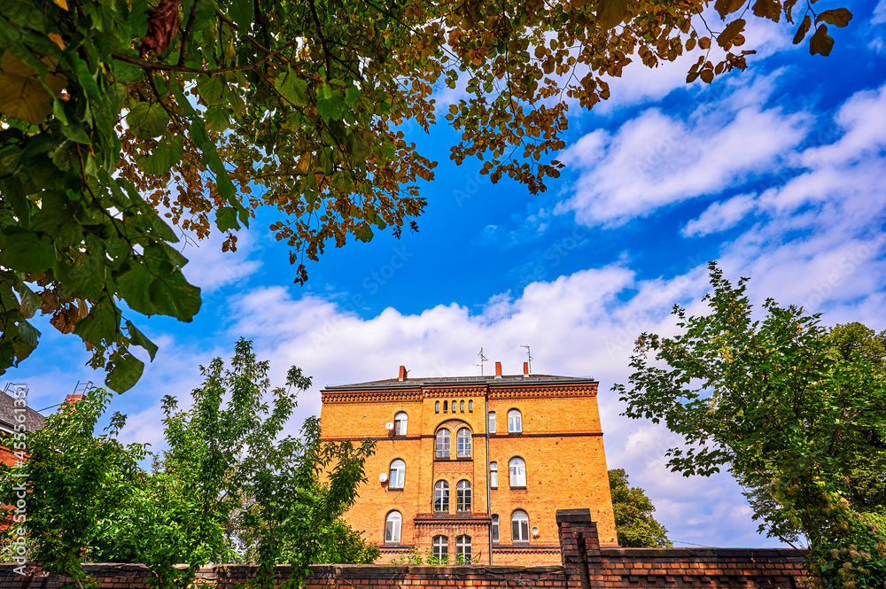 Historic building from the 19th century as part of the former barracks ...
