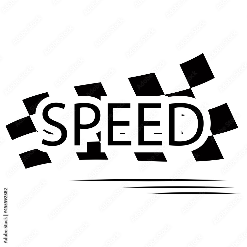Speed logo isolated on white background. Speed logo for web site, app ...