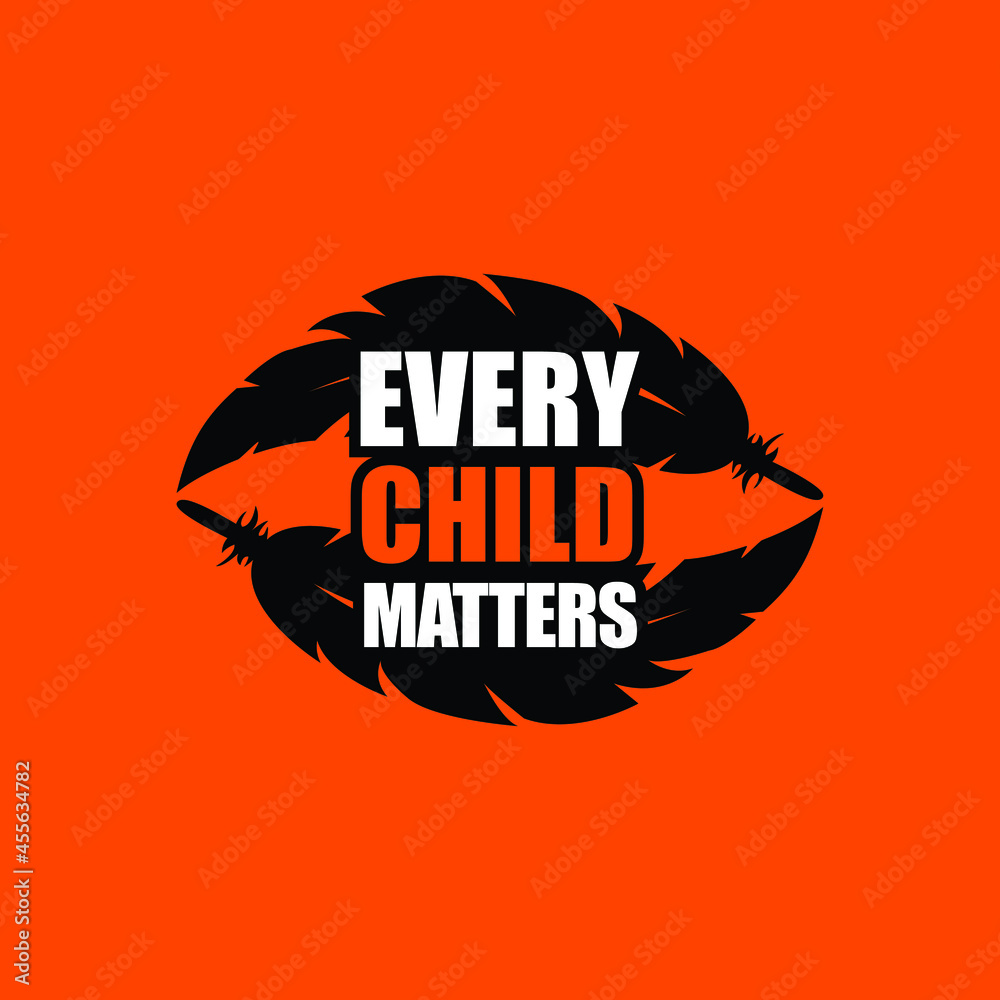 Every Child Matters Logo. Fear or Quills Symbol. Vector Illustration ...