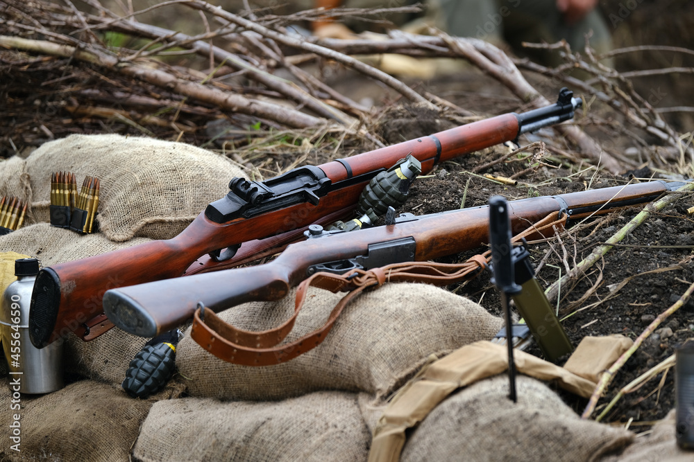 The Lee–Enfield is a bolt-action, magazine-fed repeating rifle that ...