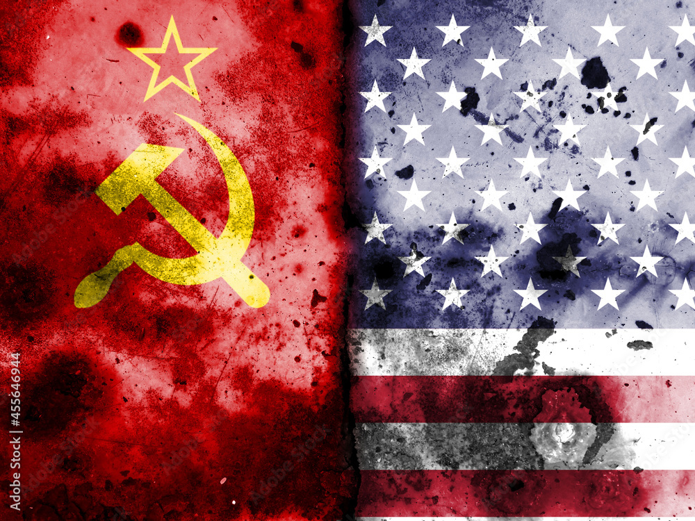 Soviet Union Flag During Cold War