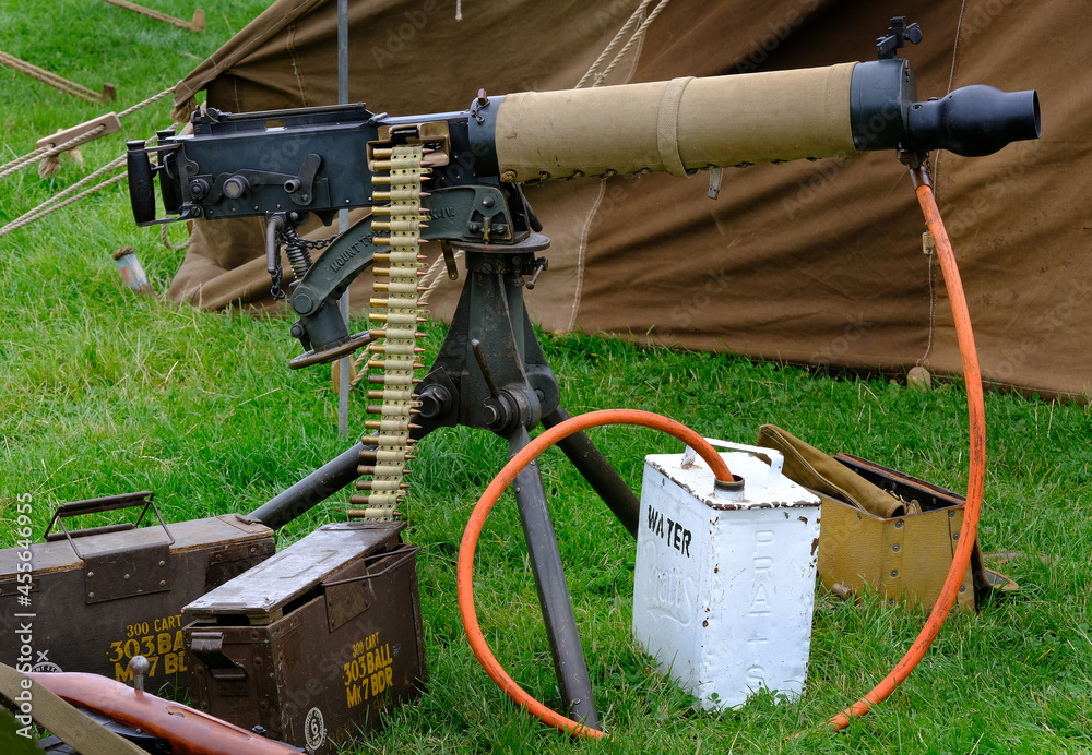 The Vickers machine gun or Vickers gun is a name primarily used to ...