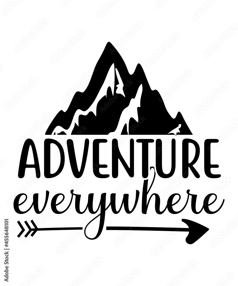 Adventure Svg Bundle, Travel Quotes SVG, Camping svg, inspirational ...