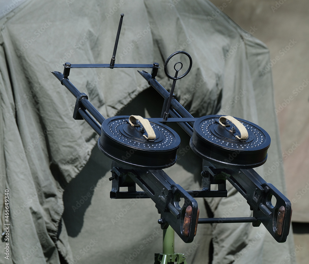 The Lewis gun is a First World War–era light machine gun. Designed ...