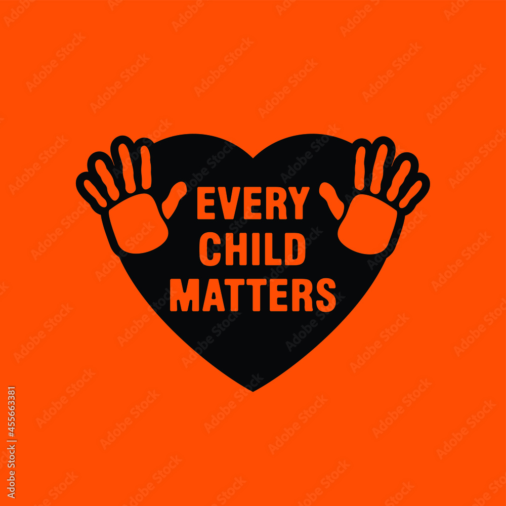 Every Child Matters Logo. Hand Print Symbol. Vector Illustration Icon ...