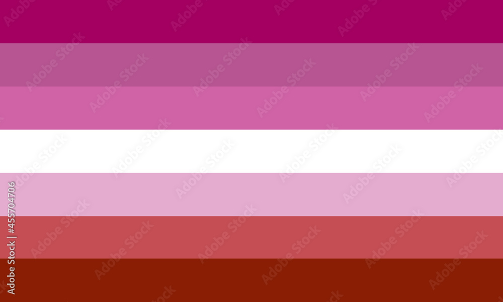 Lipstick Lesbian Pride Flag background, graphic design icon sign mockup ...
