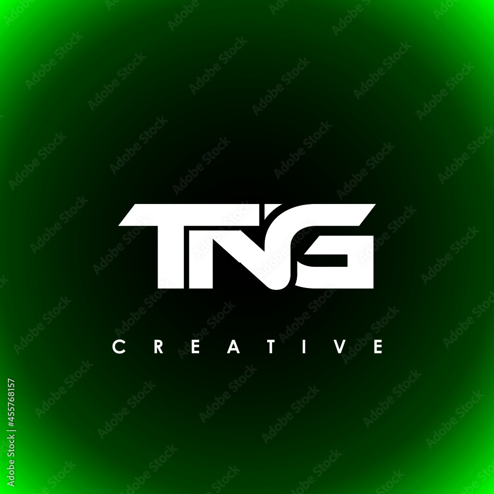 TNG Letter Initial Logo Design Template Vector Illustration Stock ...