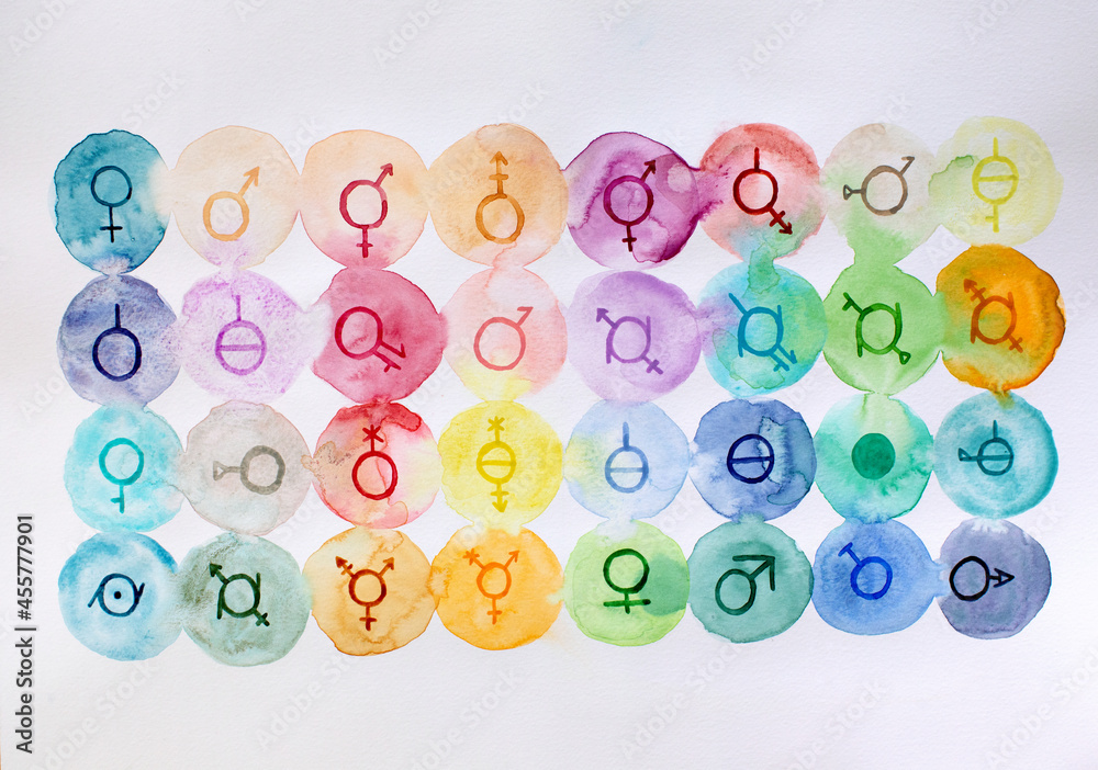 Different genders symbols Stock Photo | Adobe Stock