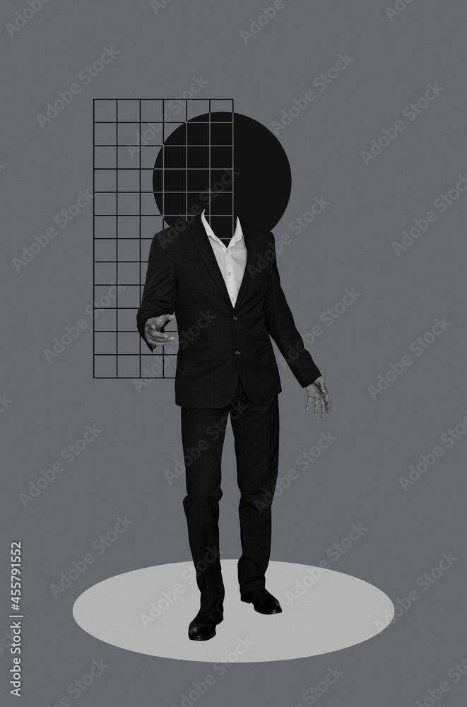 Man without head Stock Photo | Adobe Stock