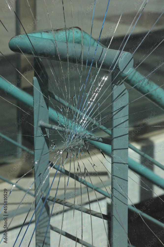 Broken glass Stock Photo | Adobe Stock