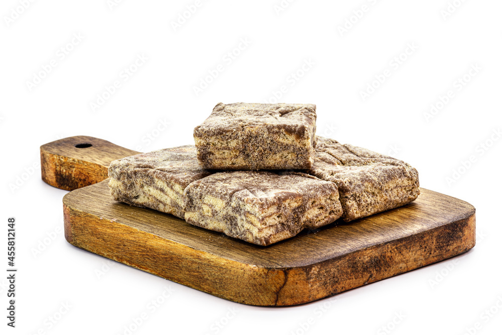 Brazilian sweet called "Italian straw", made with chocolate, dulce de ...