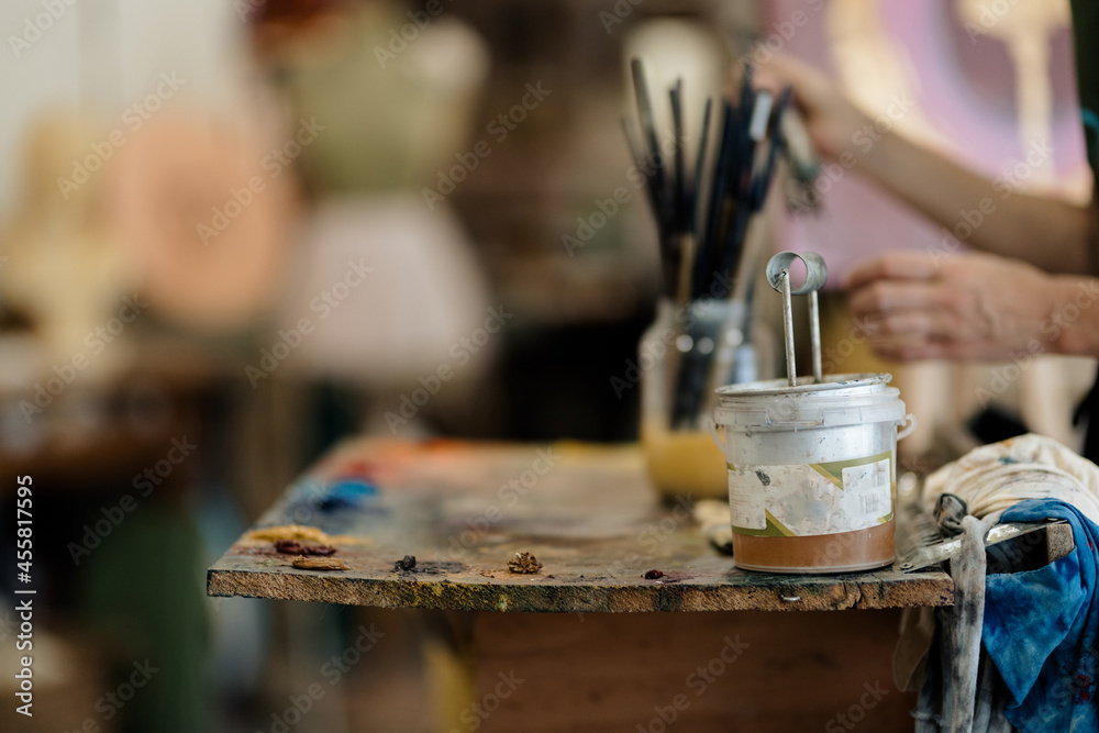 abstract scenes from the art painting elements Stock Photo | Adobe Stock