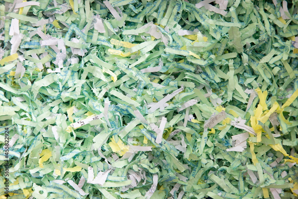 Paper Recycle Concept shredded Paper Documents To Recycle With Close Up paper-recycle-concept-shredded-paper-documents-to-recycle-with-close-up