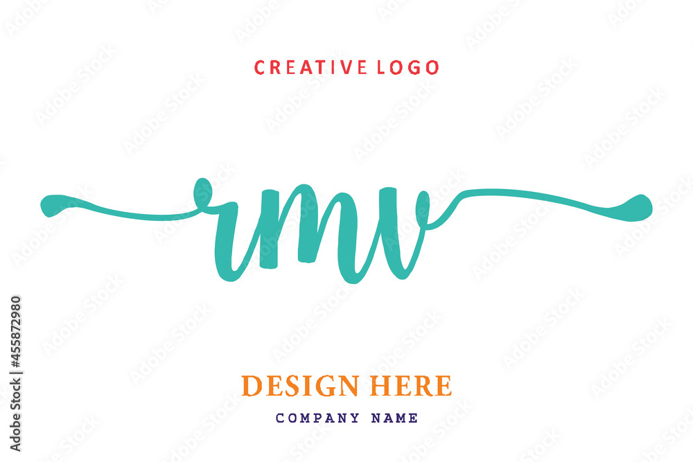 RMV lettering logo is simple, easy to understand and authoritative ...