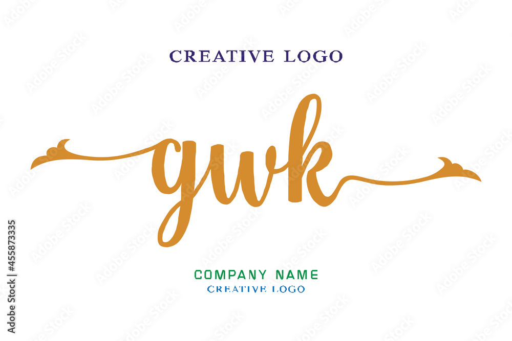 GWK lettering logo is simple, easy to understand and authoritative ...