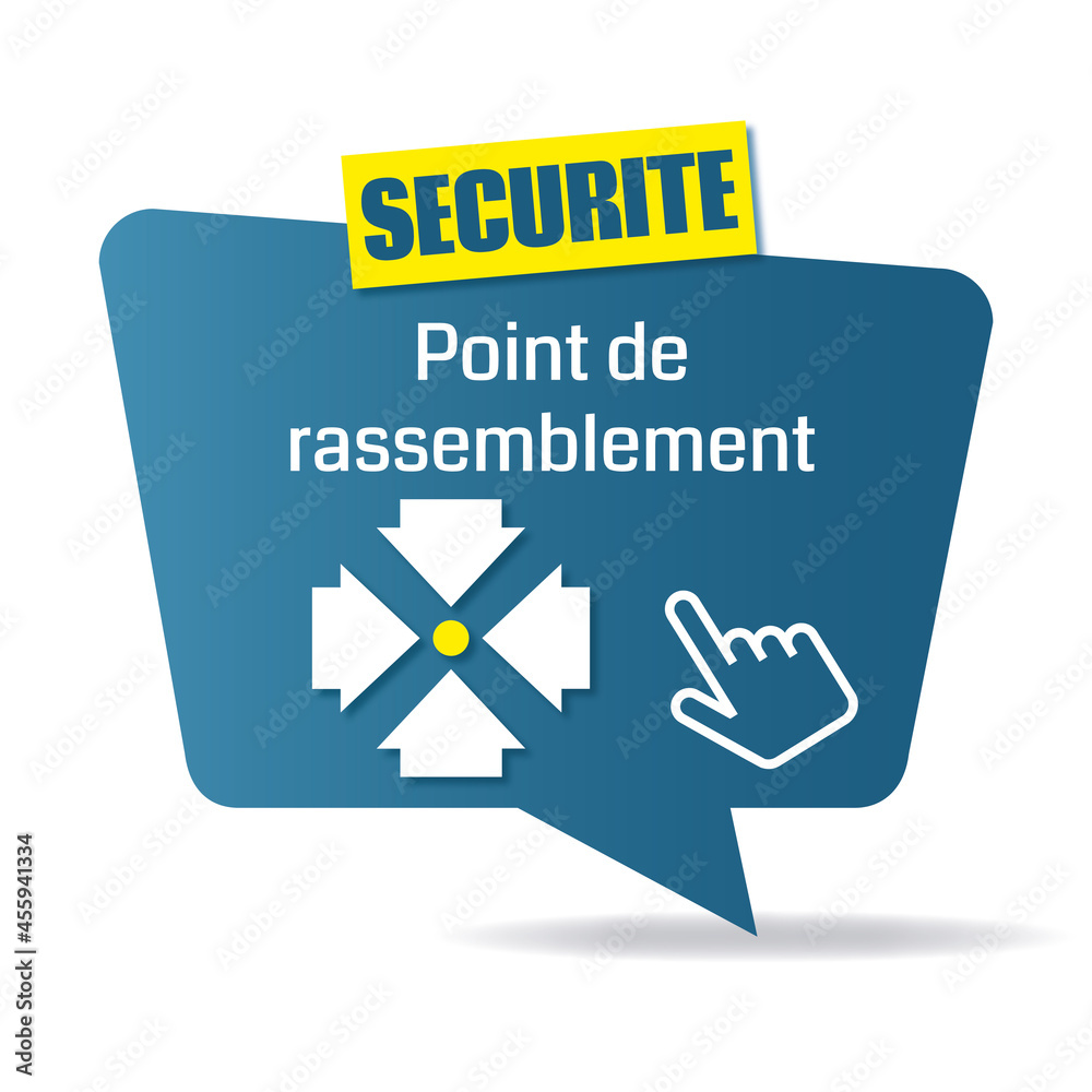 Logo point de rassemblement. Stock Vector | Adobe Stock