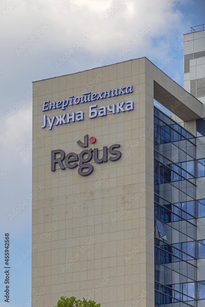 Regus Sign New Belgrade Stock Photo | Adobe Stock