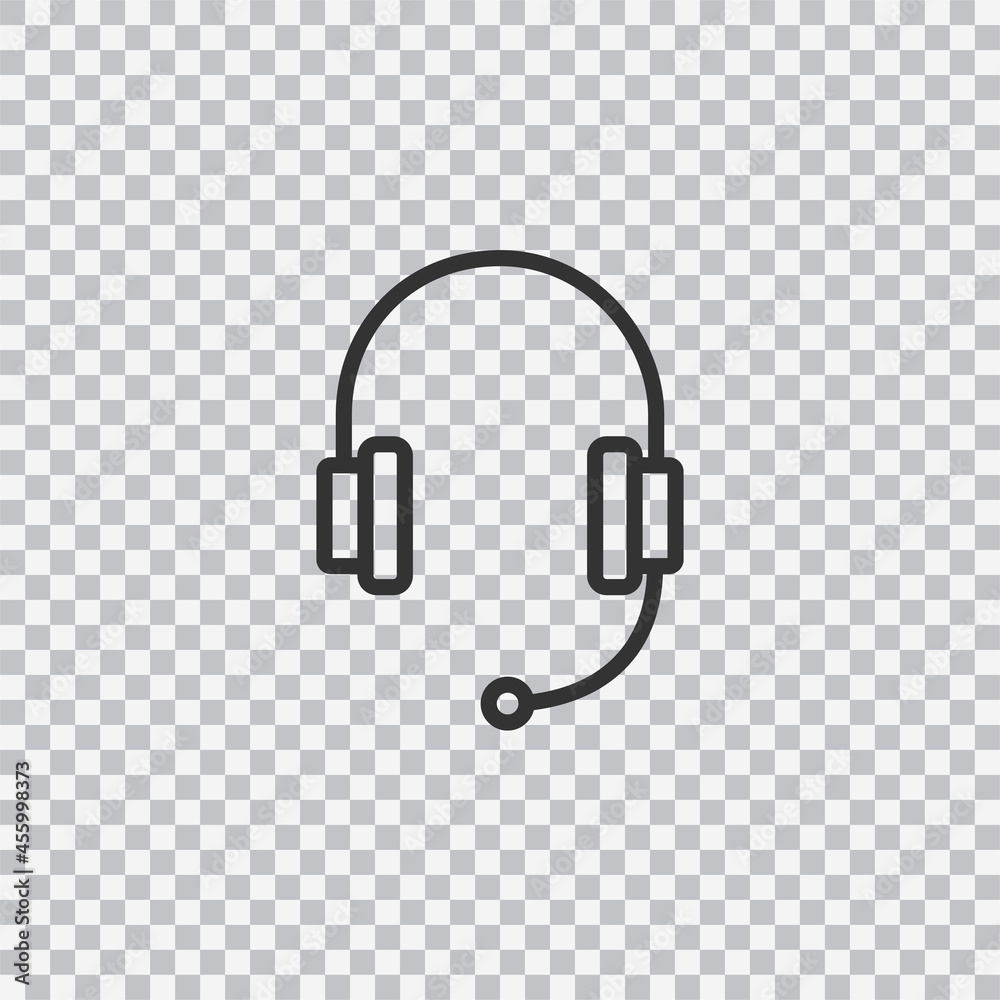 Customer Service icon or logo isolated on transparent background ...