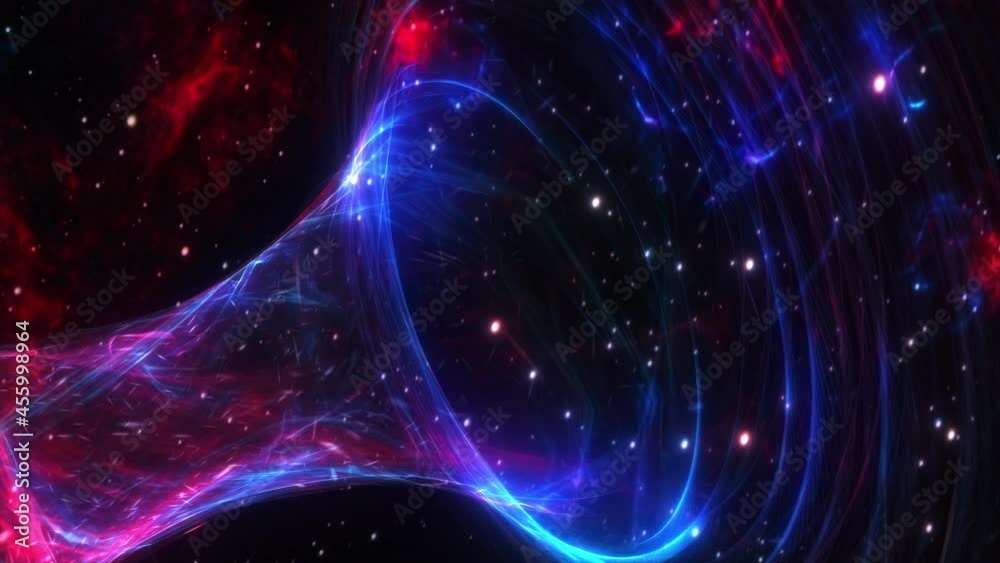 Vidéo Stock Abstract hyperspace tunnel through colorful vivid dark blue ... Vidéo Stock Abstract hyperspace tunnel through colorful vivid dark blue ...
