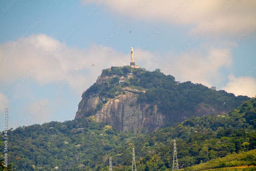 statue of the Christ the Redeemer in Rio de Janeiro, Brazil Stock Photo ...