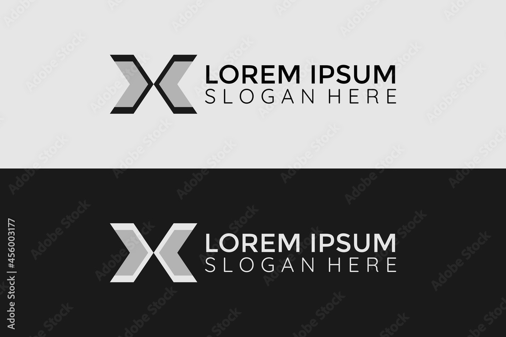 Modern, creative and iconic letter X logo design template, to share ...