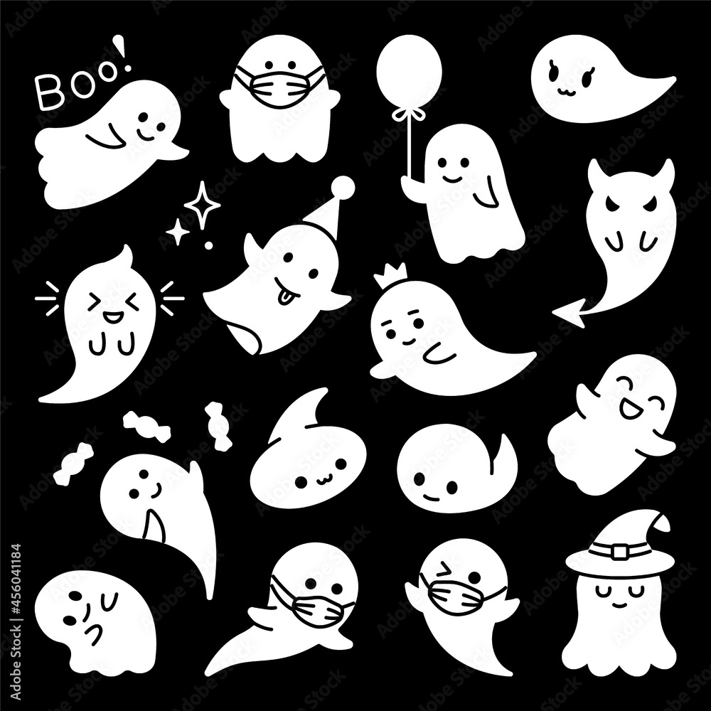 Black Ghost Clip Art