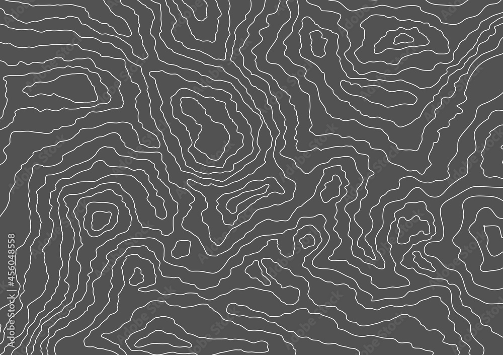 Topographic map abstract background. Outline cartography landscape ...