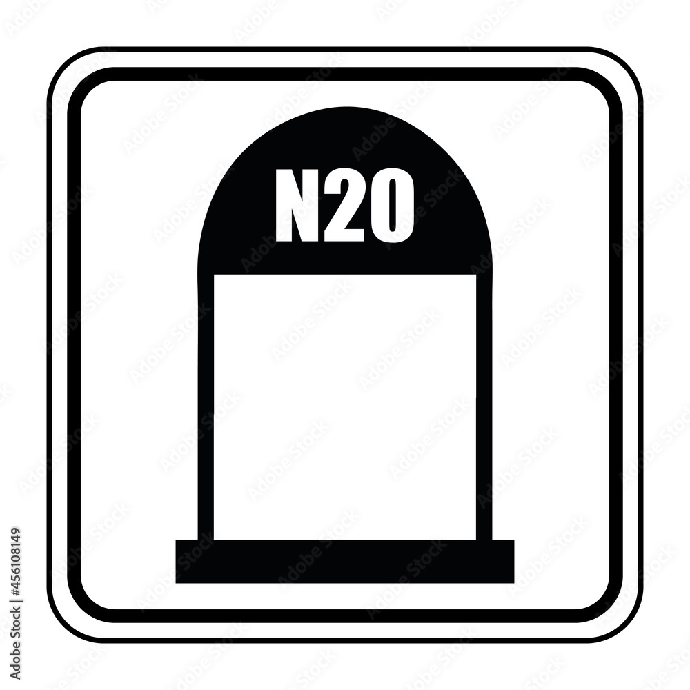 Logo borne kilométrique. vector de Stock | Adobe Stock