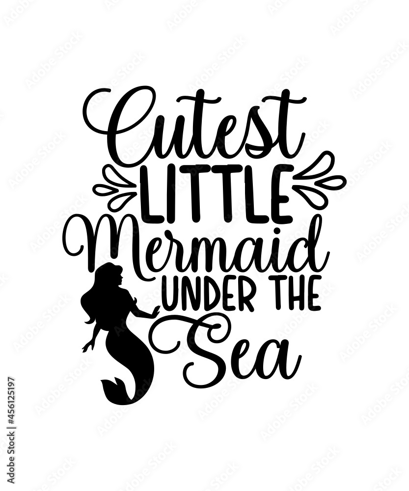 Mermaid Svg Bundle Mermaid Tail Mermaid Party Mermaid Svg Bundle