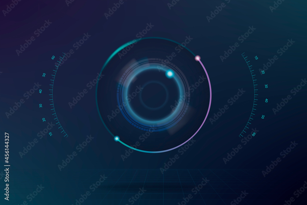 Technology interface template design elements vector Stock Vector ...