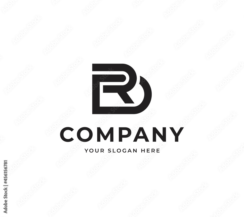 Letter RD vector logo design. Creative modern monogram logo design ...