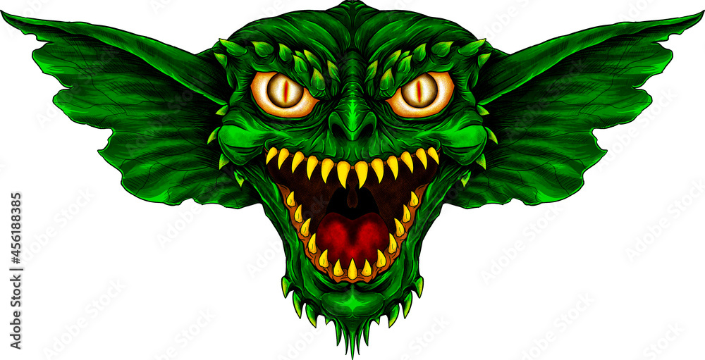 gremlin art Stock Illustration | Adobe Stock