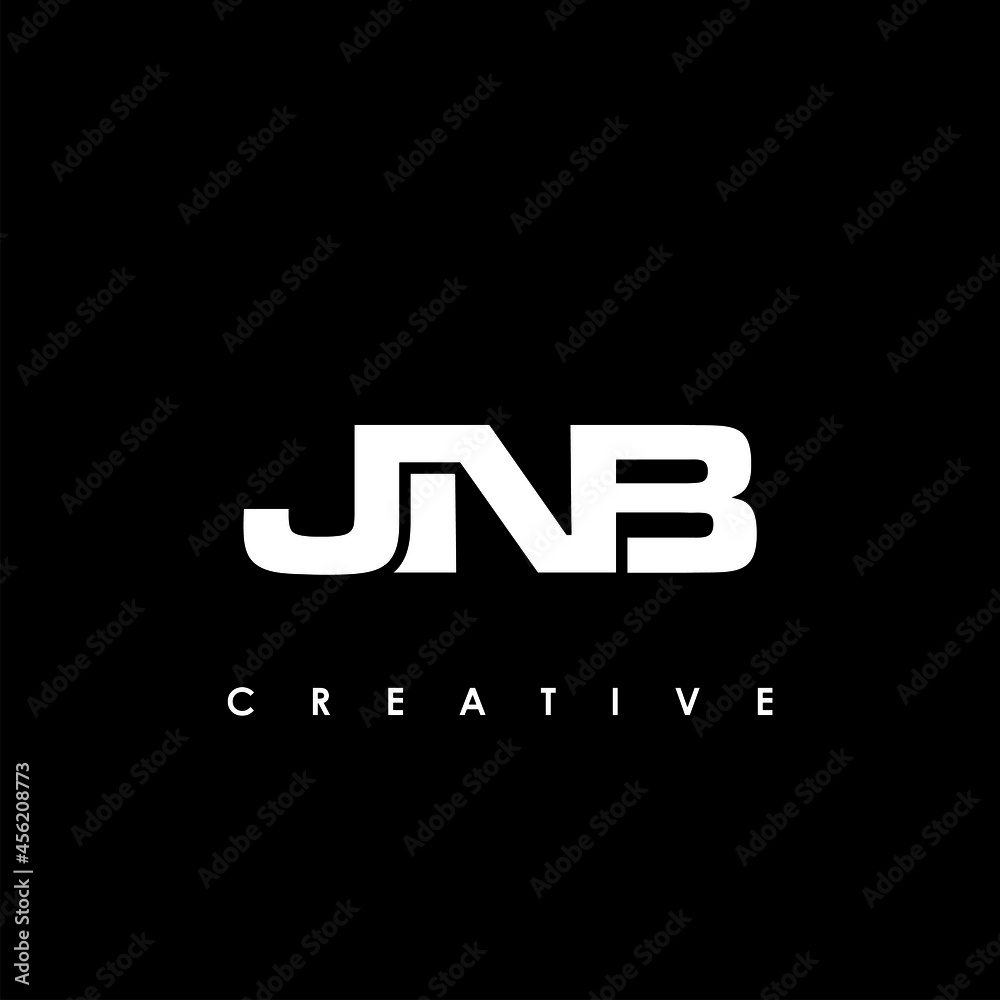 Vetor de JNB Letter Initial Logo Design Template Vector Illustration do ...