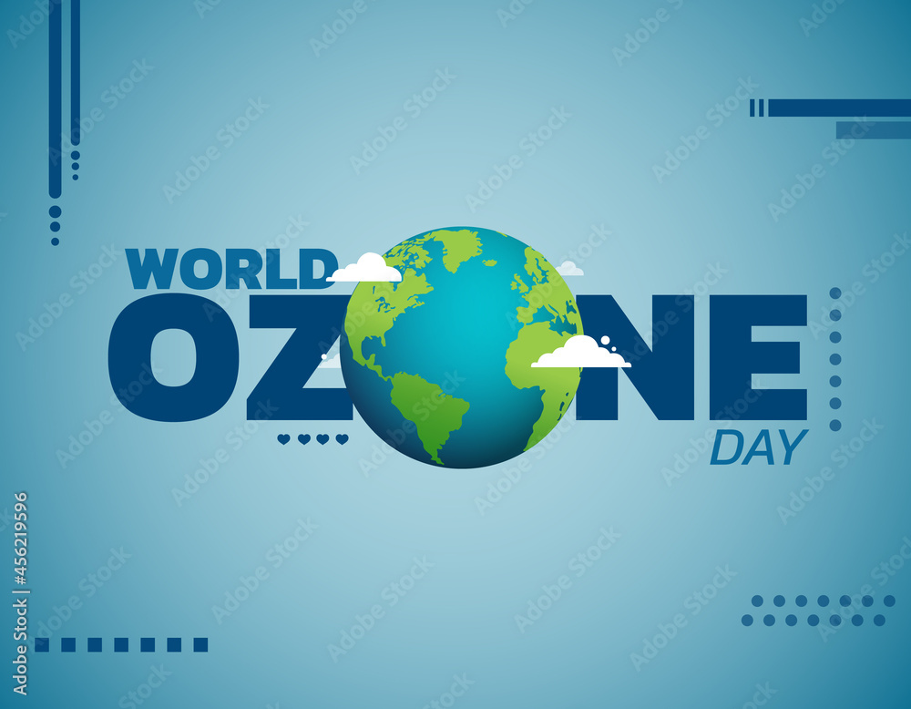 World Ozone Day Vector illustration for Poster, banner Design. Stock ...