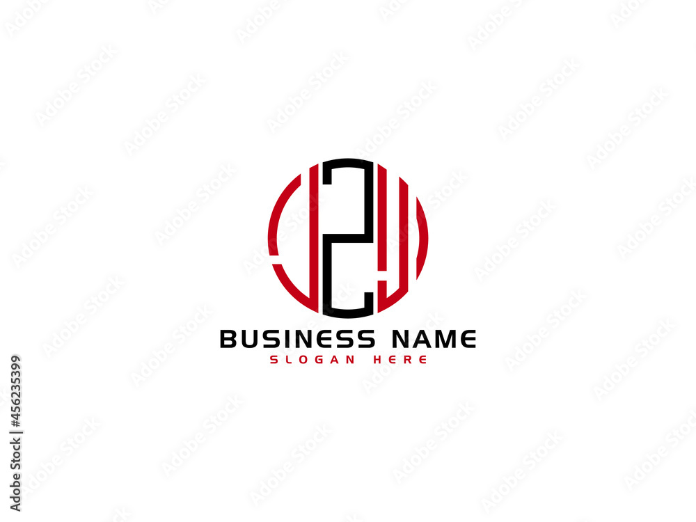 Letter JZJ Logo, Creative jzj Logo Iocn Vector Image Design Stock ...